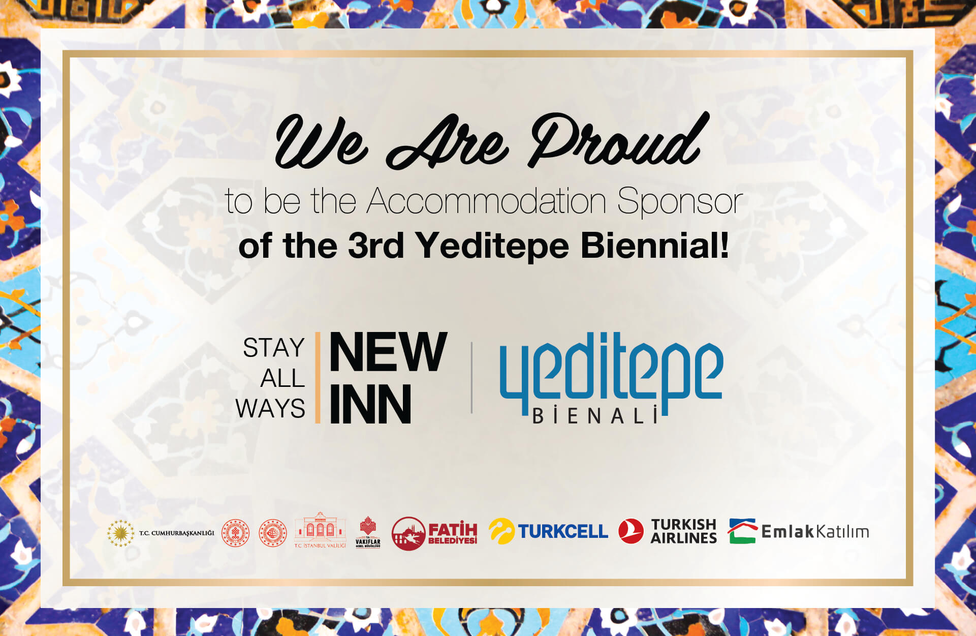 NEW INN Became a Sponsor of the Yeditepe Biennial -NEW INN